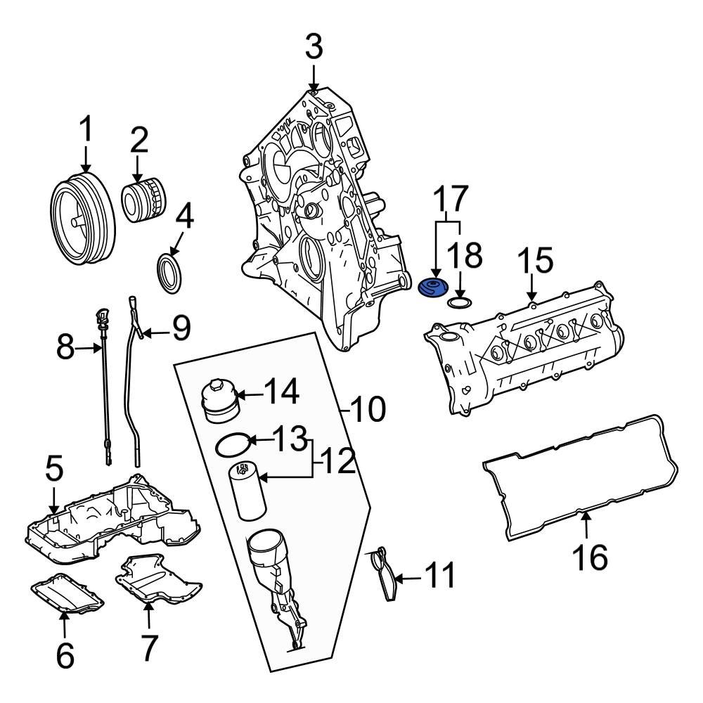 Mercedes-Benz OE 1560180102 - Engine Oil Filler Cap