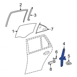 Mercedes OEM Window Parts | Visors, Regulators, Motors — CARiD.com
