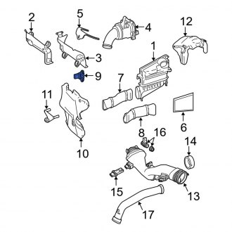 Mercedes OEM Engine & Components | Air Intake & A/C Parts — CARiD.com