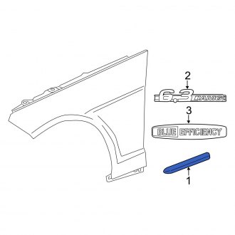 Mercedes E Class Replacement Fender Moldings & Trim — CARiD.com