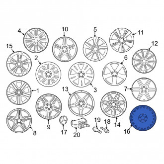 Mercedes E Class OEM Wheels | Original Steel & Alloy Wheels — CARiD.com