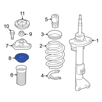Mercedes SLK Class OEM Suspension Parts | Shocks, Struts — CARiD.com