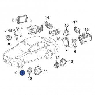 Mercedes GLK Class OEM Audio & Electronics | Speakers, Stereos — CARiD.com