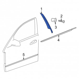 Mercedes E Class Door Moldings | Side, Edge, Belt – CARiD.com