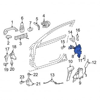 Mercedes SLC Class Door Locks + Components — CARiD.com