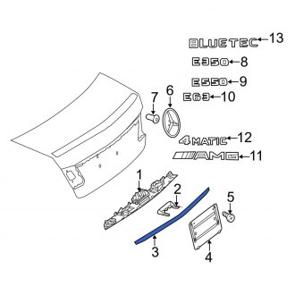 Mercedes Car Replacement Trunk Lids & Parts — CARiD.com