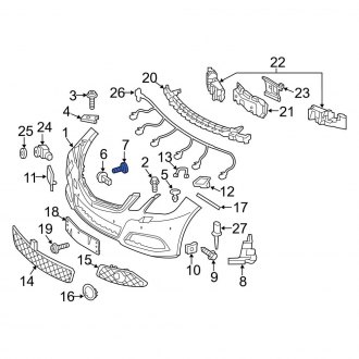Mercedes GLB Class Bumper Brackets & Hardware | Front, Rear — CARiD.com