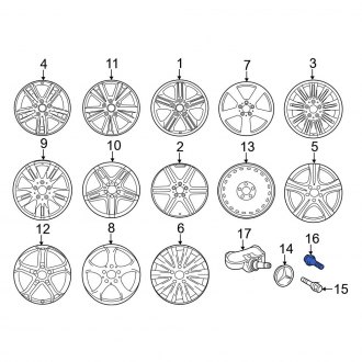 Mercedes EQS OEM Wheels & Tires | Lug Nuts, TPMS Sensors — CARiD.com