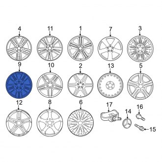 Mercedes E Class OEM Wheels | Original Steel & Alloy Wheels — CARiD.com