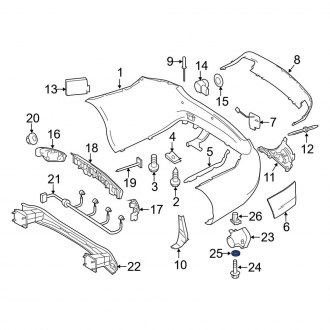 Mercedes E Class OEM Bumpers | Genuine Front & Rear Bumpers — CARiD.com