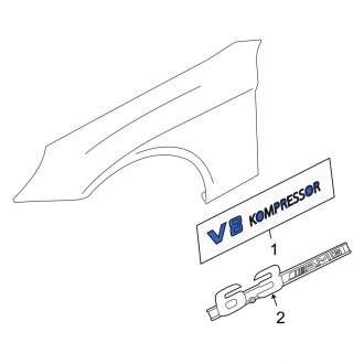 Mercedes CLS Class OEM Fenders | Factory Front & Rear Fenders — CARiD.com