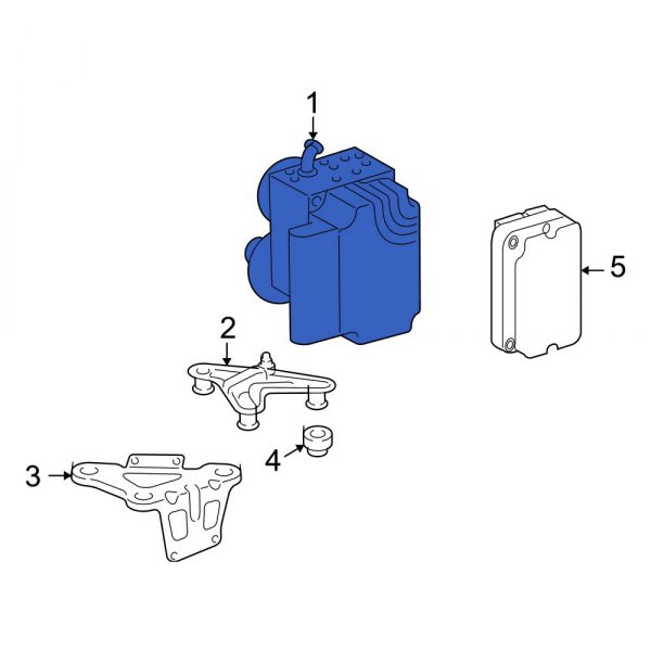 Mercedes-Benz OE 009431271283 - ABS Hydraulic Assembly