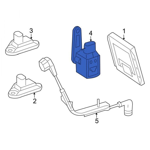 Mercedes-Benz OE 0105427717 - Front Suspension Ride Height Sensor