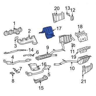 Mercedes CLS Class OEM Exhaust Parts | Systems, Tips, Pipes — CARiD.com