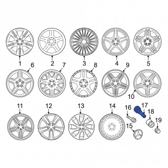 Mercedes-Benz OE™ Wheel & Tire Accessories | CARiD