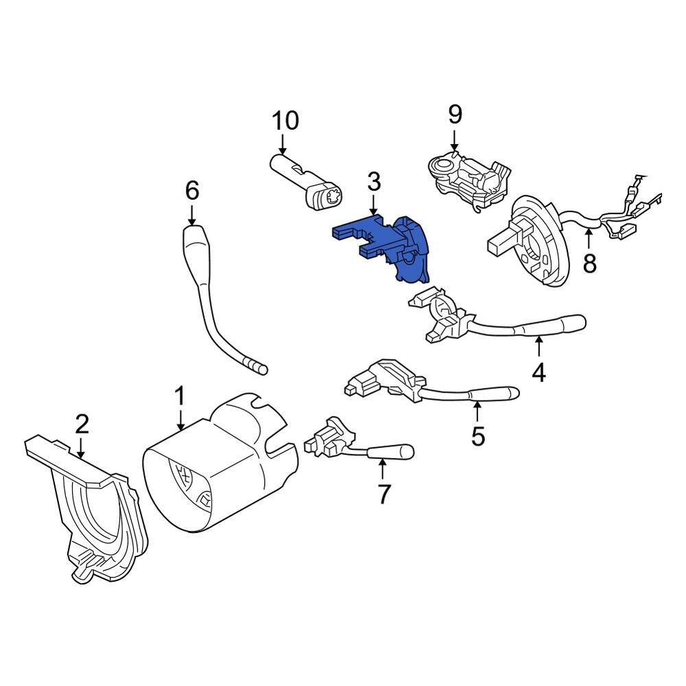 Mercedes-Benz OE 2115450116 - Steering Wheel Position Sensor