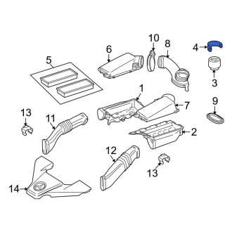 Mercedes C Class OEM Air Intake Parts | Filters, Manifolds — CARiD.com