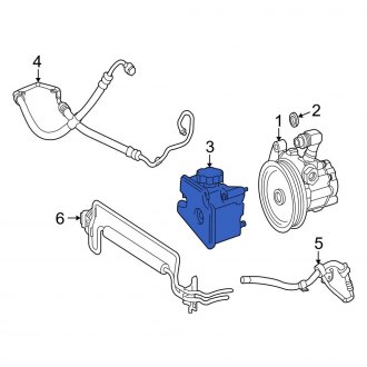 Mercedes CLS Class Power Steering Reservoirs | Caps, Seals — CARiD.com