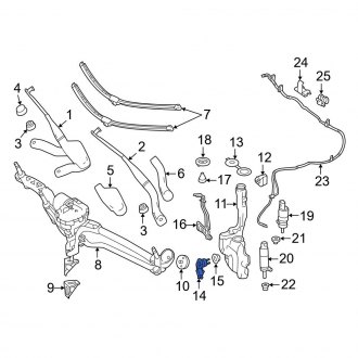 Mercedes G Class Windshield Washer Tanks & Parts — CARID.com