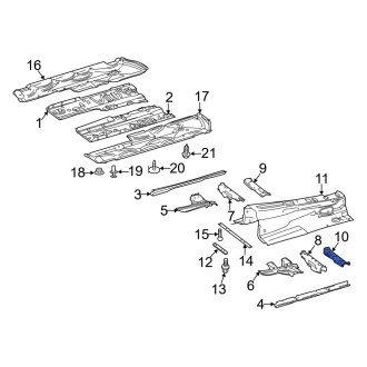 Mercedes CLS Class Replacement Floor Pans — CARiD.com