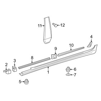 2015 Mercedes CLS Class Replacement Rocker Panels – CARiD.com