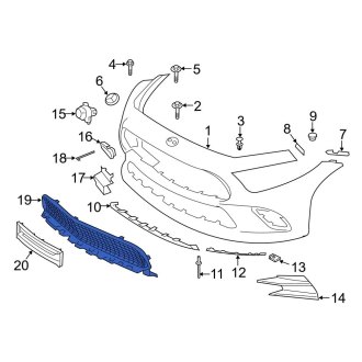 Mercedes CLS Class Custom Grilles | Billet, Mesh, CNC, LED, Chrome, Black