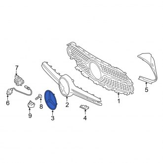 Mercedes GLA Class Grille Brackets & Hardware — CARiD.com