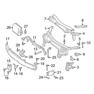 2021 Mercedes CLS Class Radiator Supports — CARiD.com