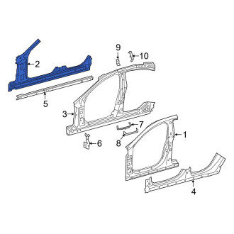 Mercedes AMG GT Pillars | Assemblies, Door Jambs, Braces — CARiD.com