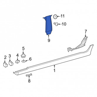 Mercedes AMG GT Pillars | Assemblies, Door Jambs, Braces — CARiD.com