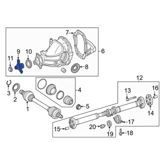 Mercedes S Class Replacement Driveshaft Slip Yokes — CARiD.com