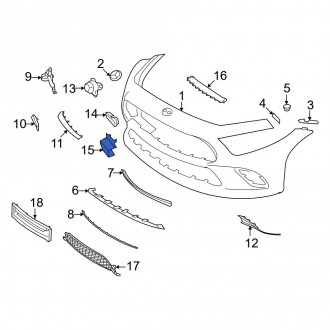 Mercedes CLS Class Bumper Inserts & Covers | Front, Rear — CARiD.com