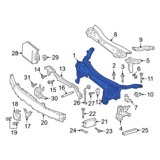 Mercedes E Class Radiator Supports — CARiD.com