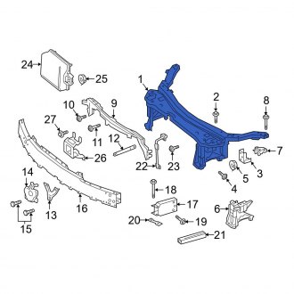 Mercedes E Class Radiator Supports — CARiD.com