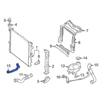 Mercedes GLC Class Radiator Hoses & Clamps — CARiD.com