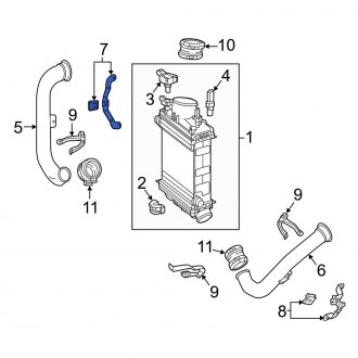 Mercedes SLC Class Intercooler Hoses & Pipes | Clamps, Kits — CARiD.com