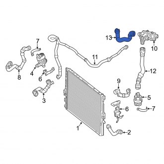 Mercedes E Class Replacement Intercooler Hoses — CARiD.com