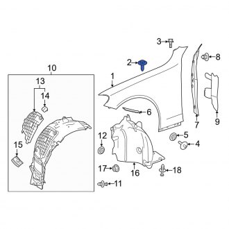 Mercedes EQS OEM Fenders | Factory Front & Rear Fenders — CARiD.com
