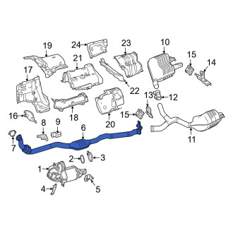 Mercedes AMG GT OEM Exhaust Parts | Systems, Tips, Pipes — CARiD.com