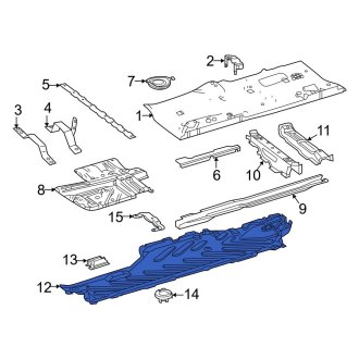 Mercedes CLS Class Underbody Covers | Splash Shields — CARiD.com