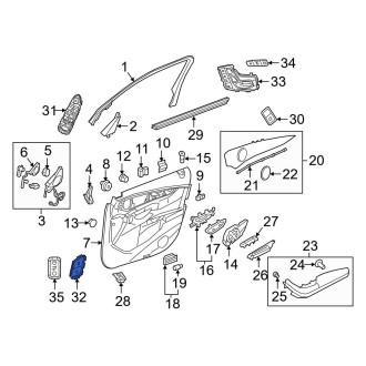 Mercedes GLK Class OEM Doors & Parts | Shells, Panels, Armrests — CARiD.com