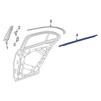 Mercedes E Class Door Moldings | Side, Edge, Belt – CARiD.com