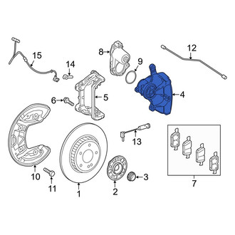 Mercedes GLC Class Brake Calipers | Loaded, Semi Loaded, Unloaded ...