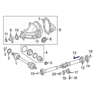 Mercedes E Class OEM Driveline & Axle Parts | Hubs, CV-Joints — CARiD.com