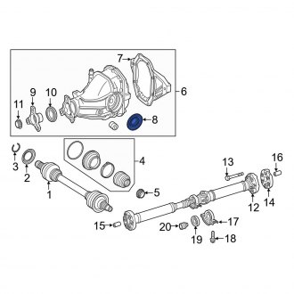 Mercedes GLA Class OEM Transmission & Drivetrain Parts — CARiD.com