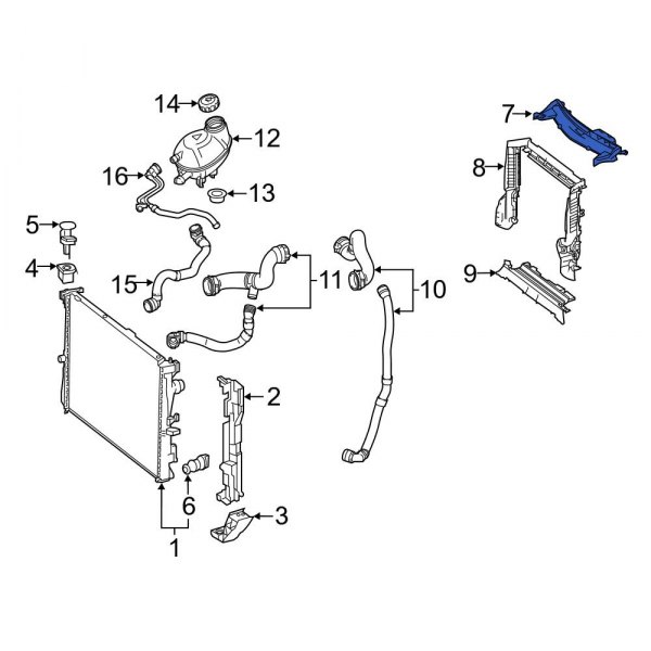Mercedes-Benz OE 2135001500 - Engine Air Intake Hose