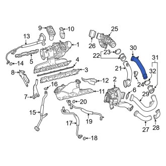 Mercedes AMG GT Intercooler Hoses & Pipes | Clamps, Kits — CARiD.com