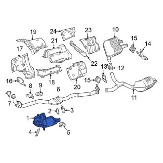 Mercedes S Class OEM Exhaust Parts | Systems, Tips, Pipes — CARiD.com