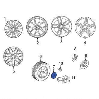 Mercedes Sprinter Wheel Center Caps | Emblems, Trim Rings – CARiD.com