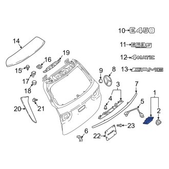 Mercedes AMG GT Trunk/Tailgate Handles & Locks — CARID.com